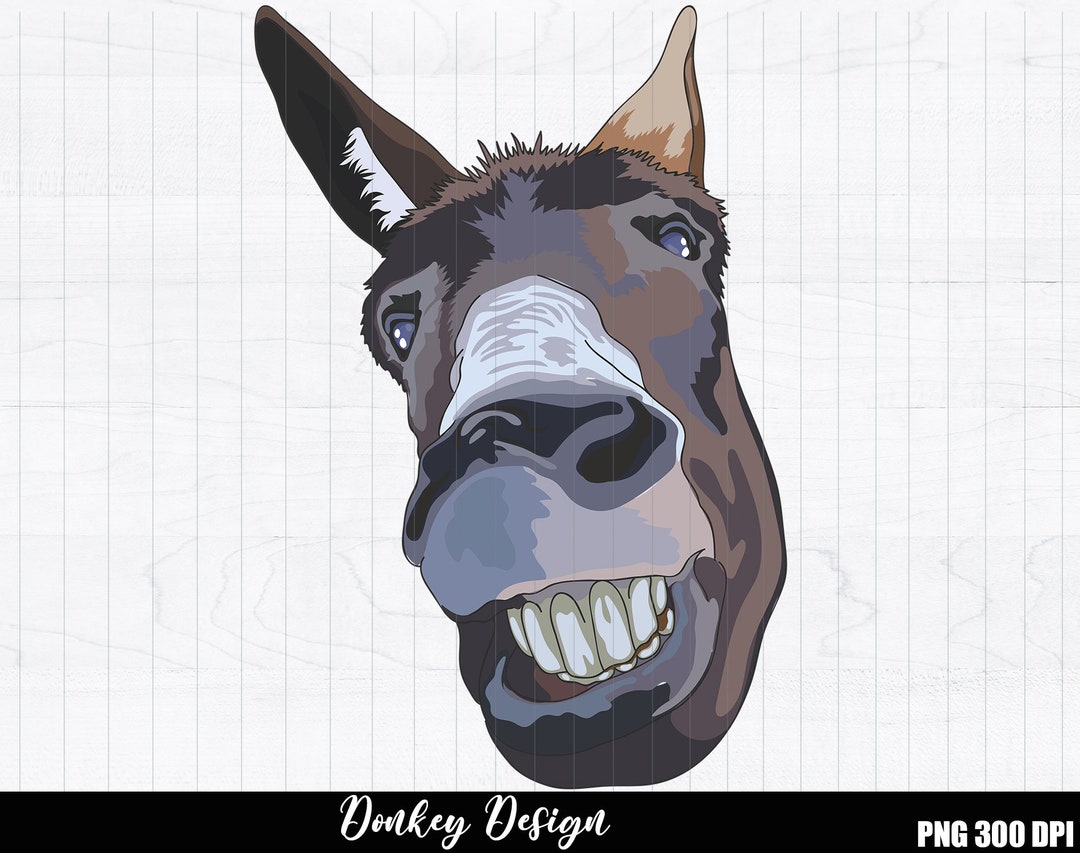 Donkey Sublimation Donkey PNG Design - Etsy Australia