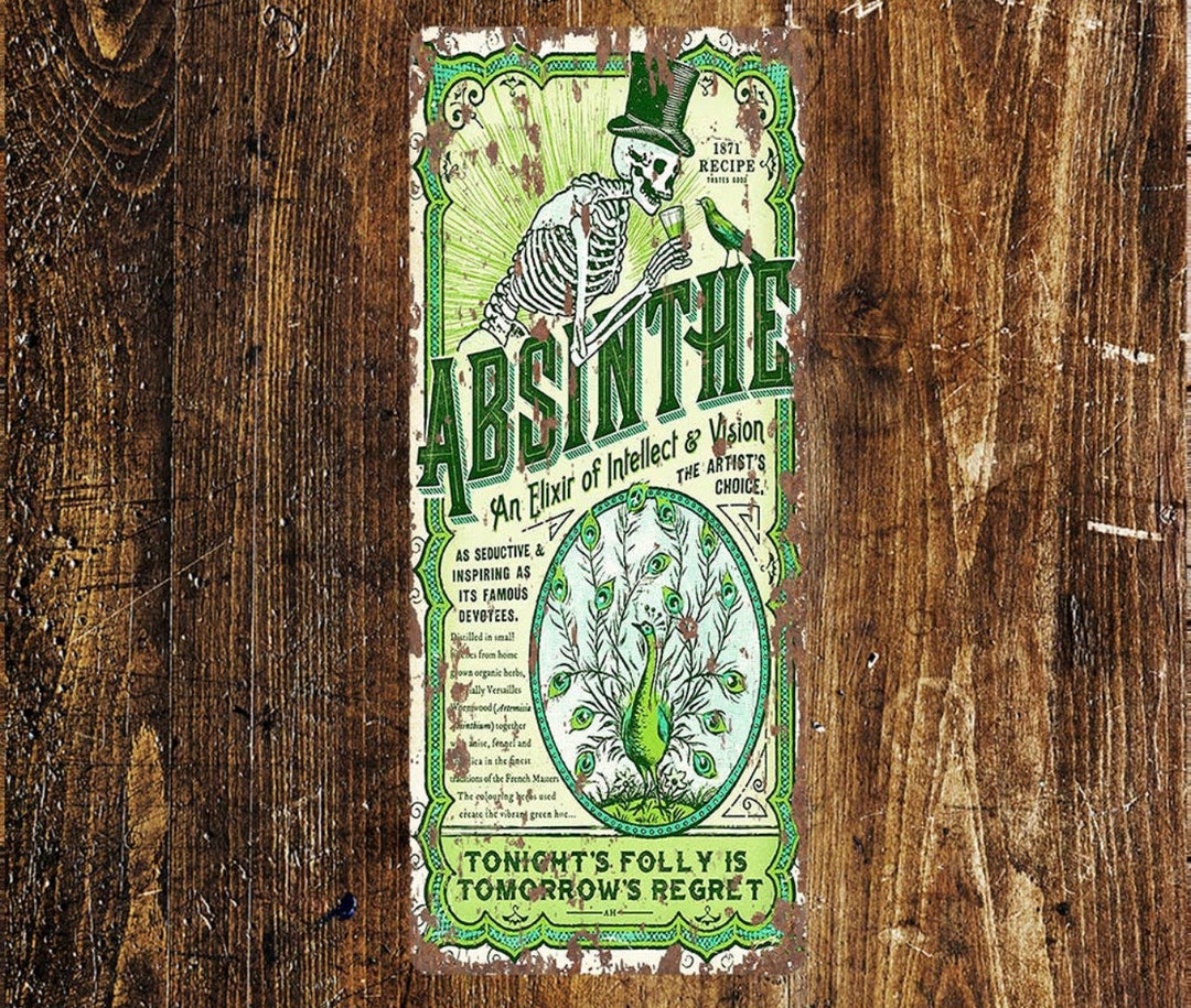 Absinthe Metal Sign - Etsy