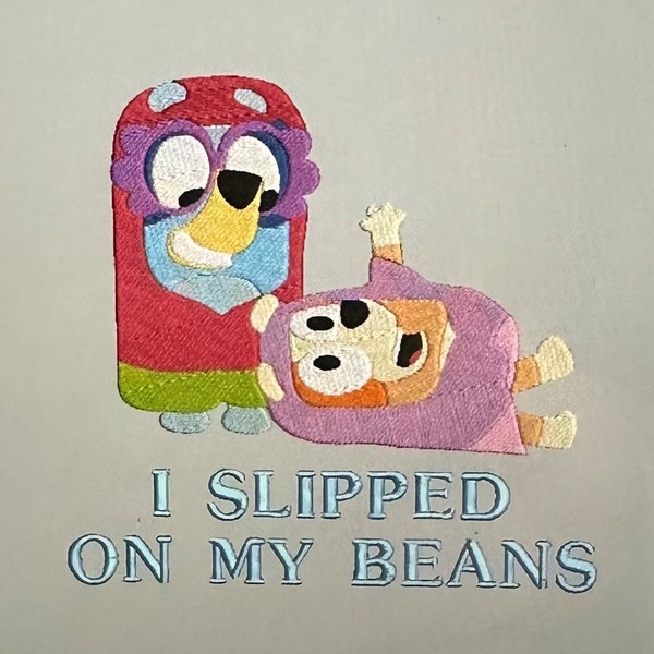 Bluey Slipped Beans - Etsy
