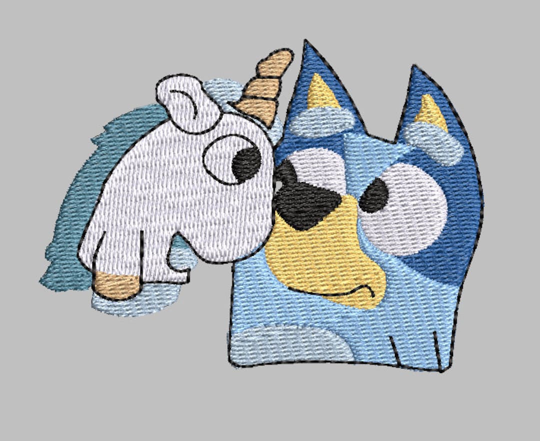 Bluey And Unicorn Etsy