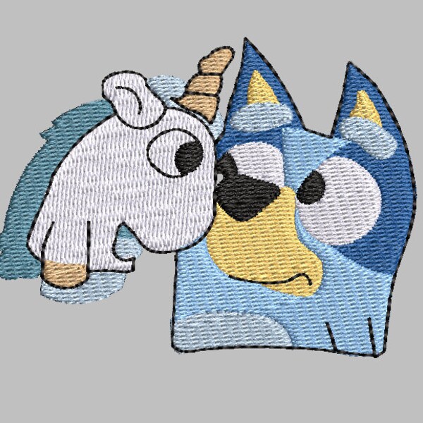 Bluey and Unicorn - Etsy