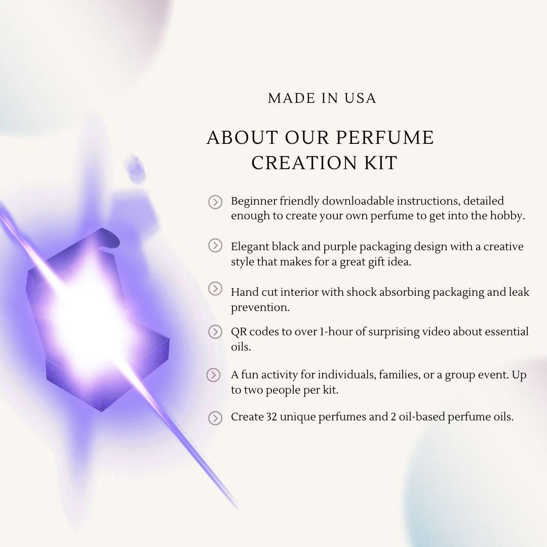 Perfume Creation Kit, Customizable Perfume Making Activity Set ...