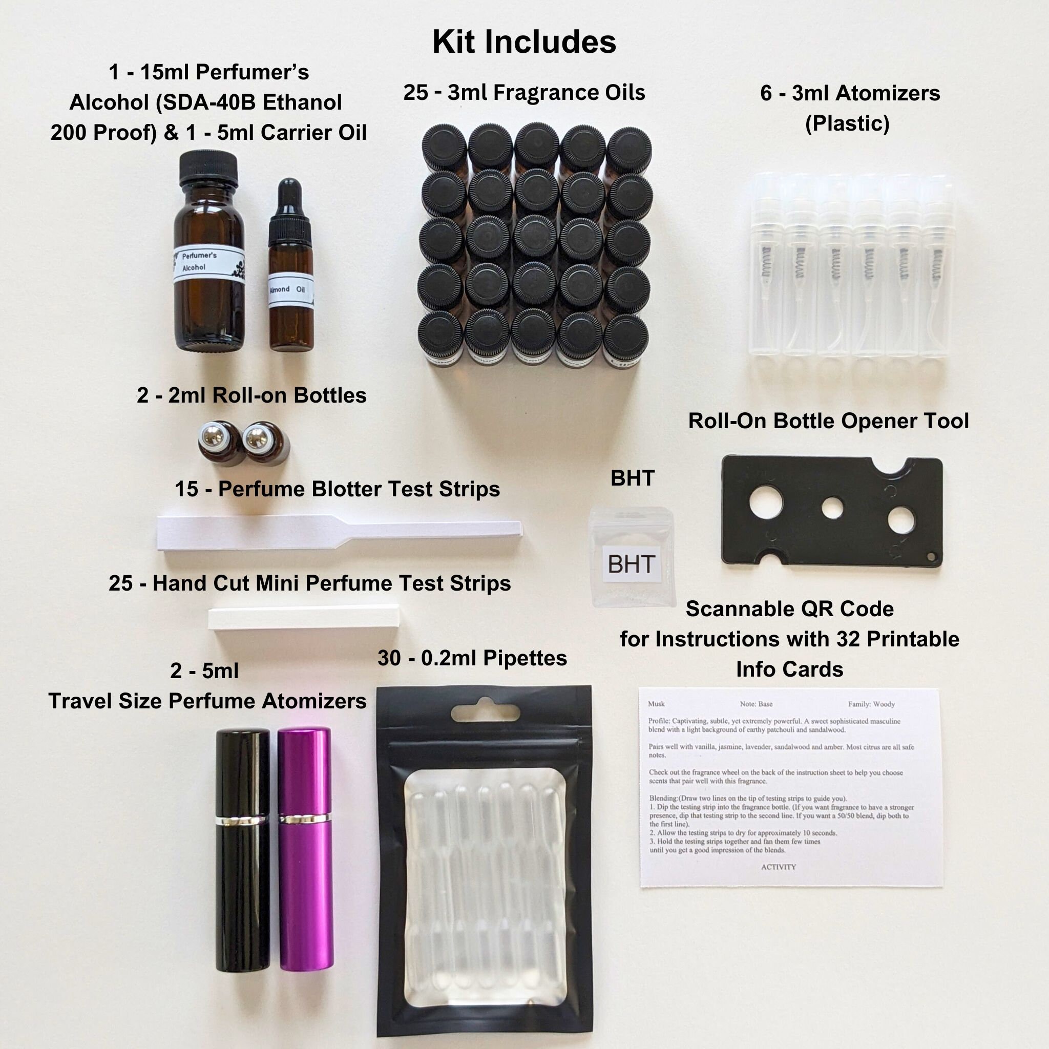 Perfume Creation Kit, Customizable Perfume Making Activity Set ...