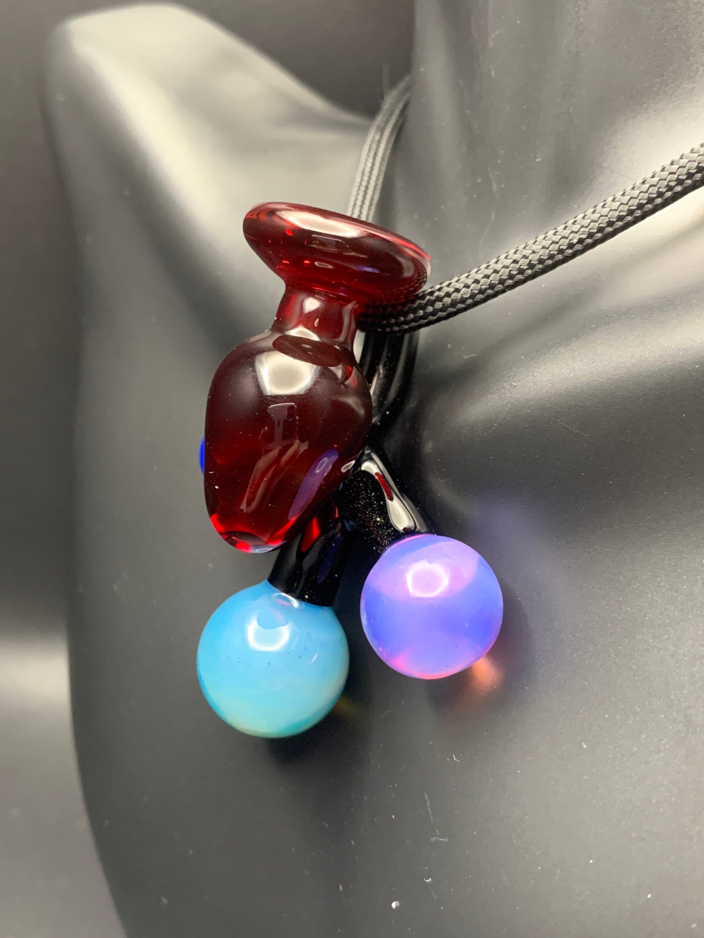 Borosilicate Glass Butt Plug Atom Bomb Pendant With Sonic - Etsy