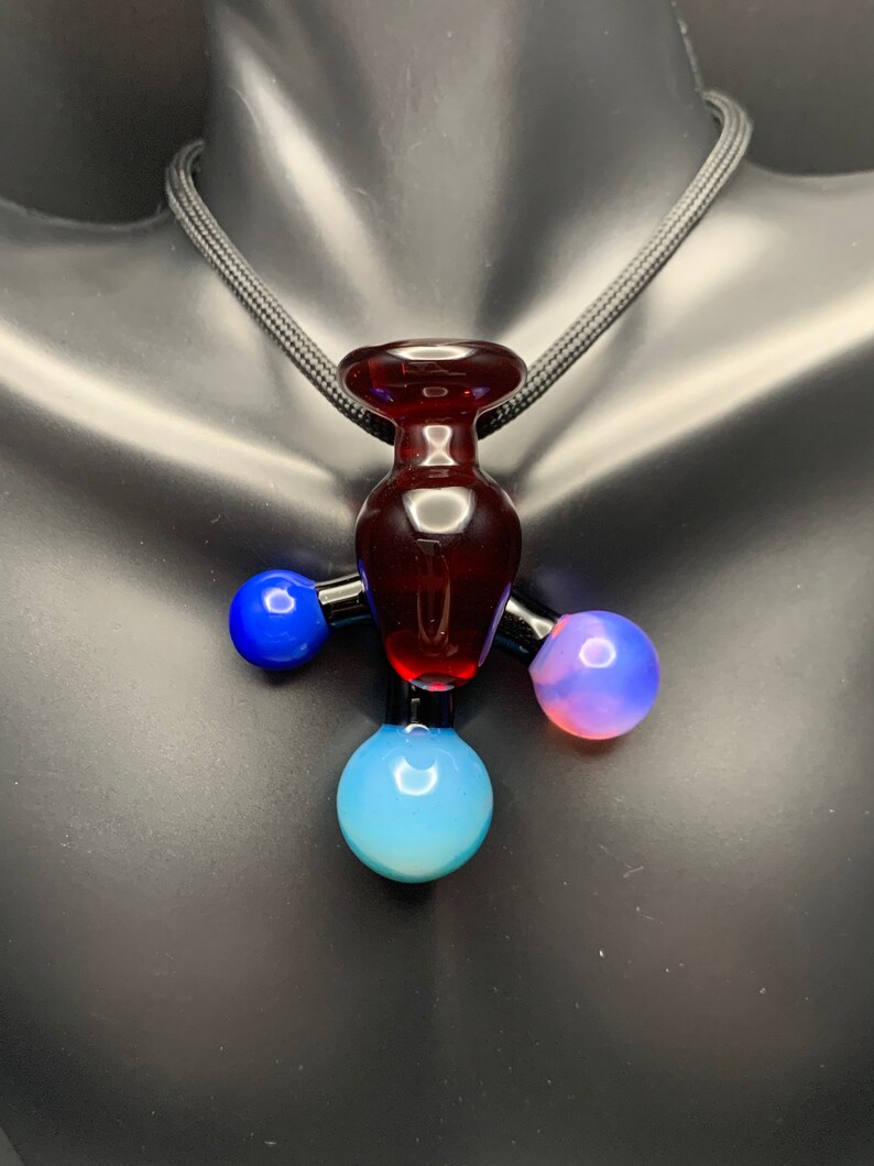 Borosilicate Glass Butt Plug Atom Bomb Pendant With Sonic - Etsy