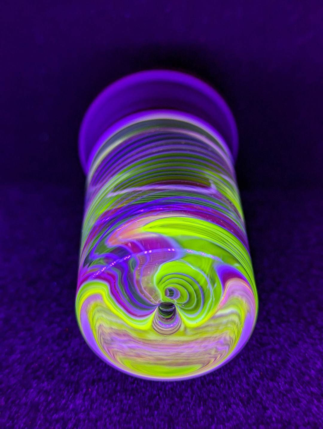 Lava/amber Purple UV Shot Glass - Etsy