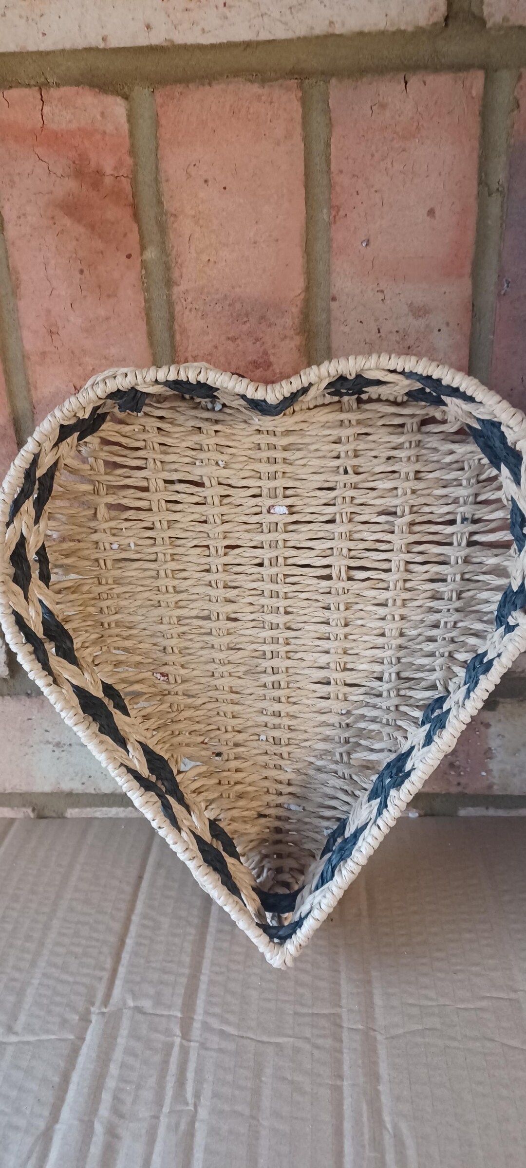 Heart Shaped Medium Size Seagrass Basket, Lovely Gift - Etsy