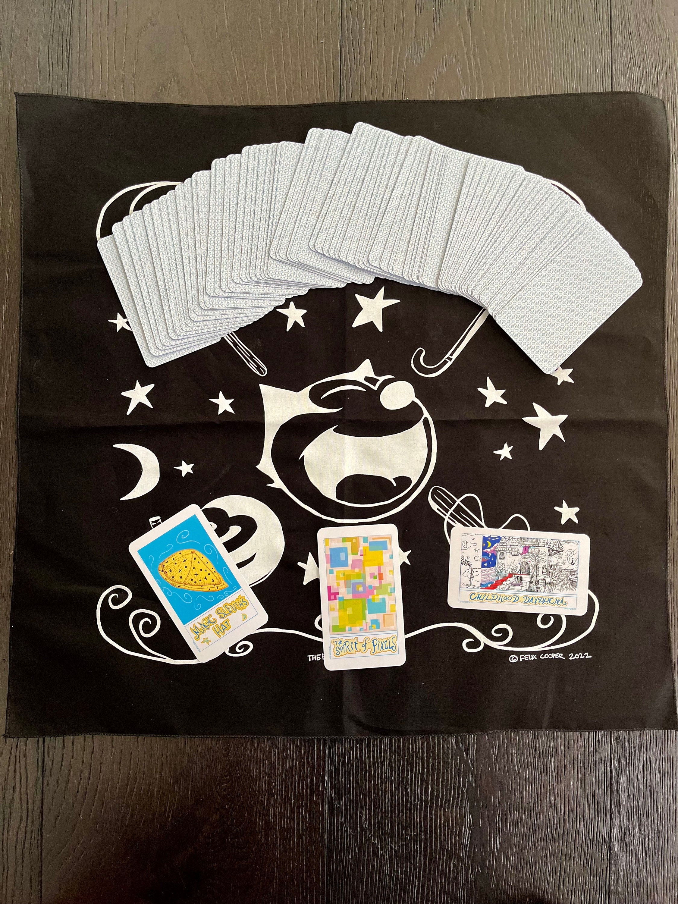 Felix the Cat Themed Reading Cloth - Tarot, Oracle, Divination ...