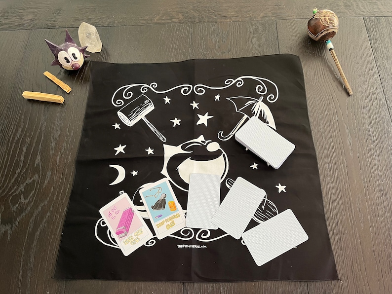 Felix the Cat Themed Reading Cloth - Tarot, Oracle, Divination ...