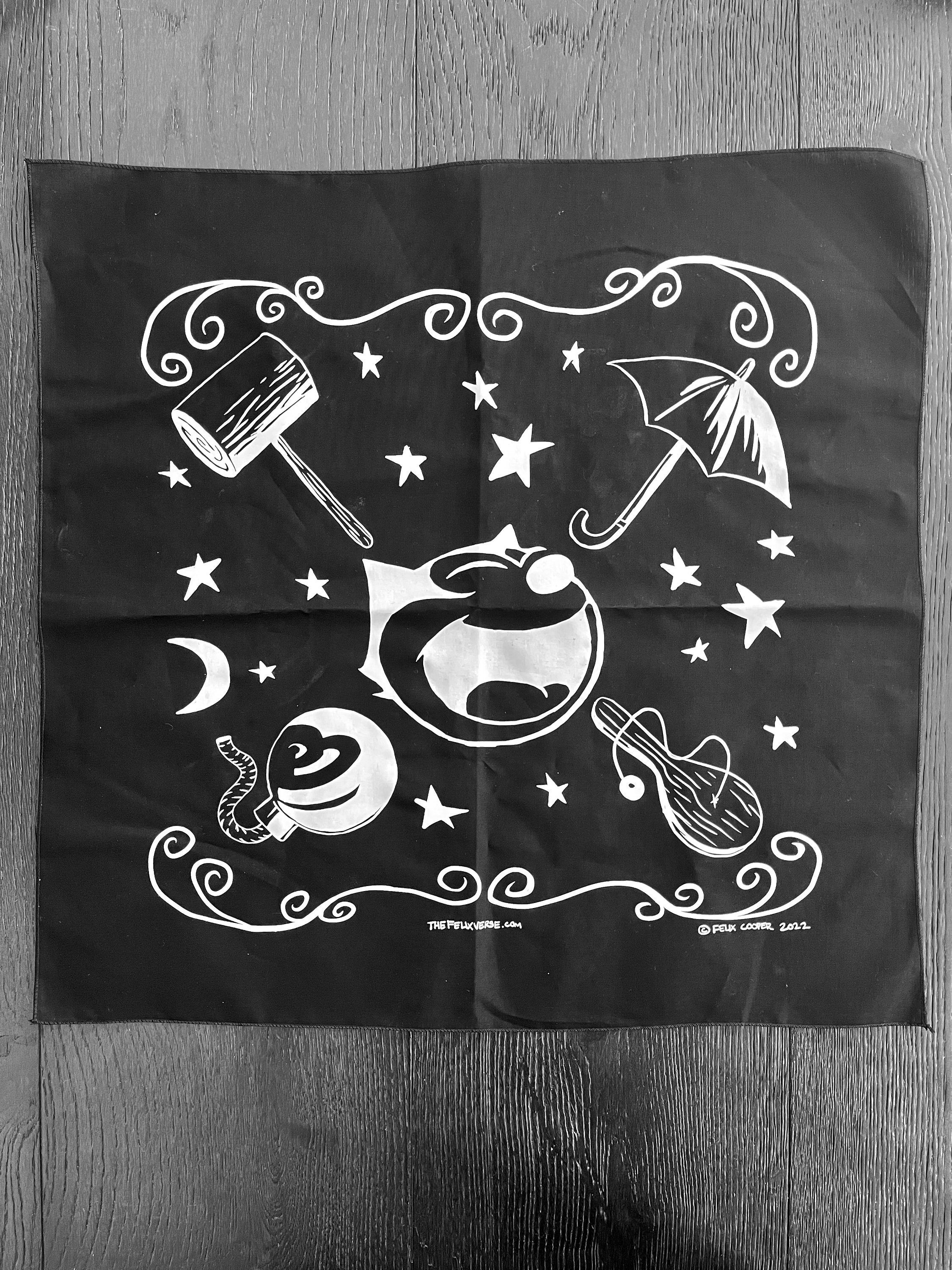 Felix the Cat Themed Reading Cloth - Tarot, Oracle, Divination ...