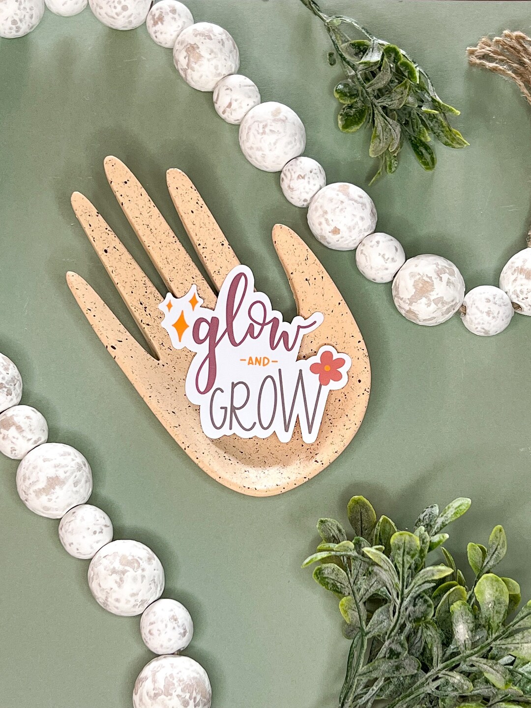Glow and Grow Sticker - Etsy