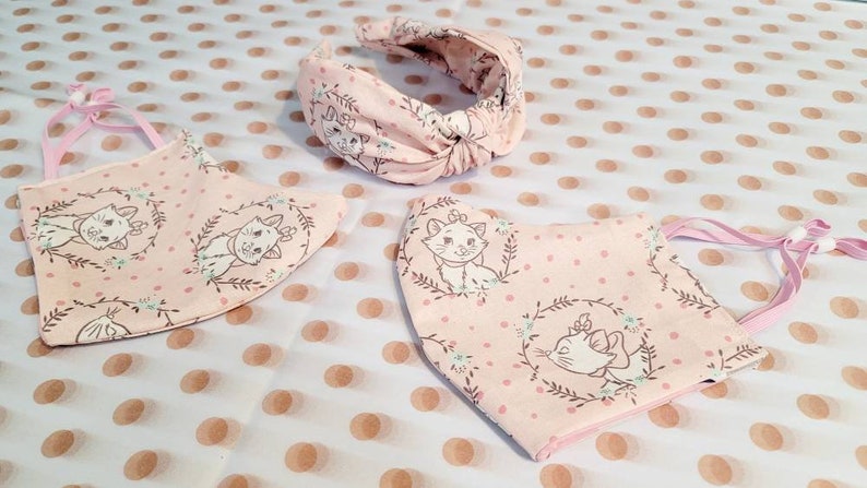 Ready to Ship**marie Cat Minnie Ears & Mask Combo, Aristocat Inspired ...