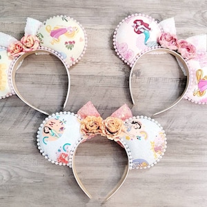 Ready to Ship**disney Princess Minnie Ears, Cinderella Inspired Ears ...