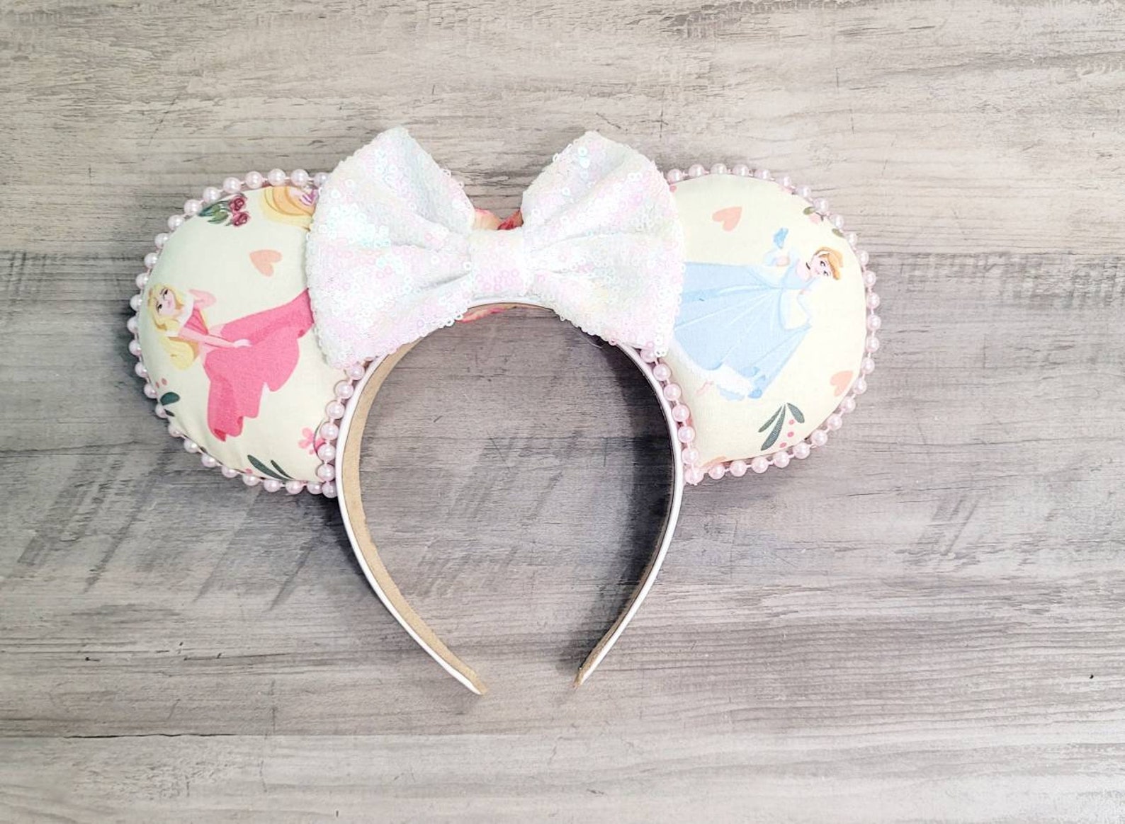 Ready to Ship**disney Princess Minnie Ears, Cinderella Inspired Ears ...
