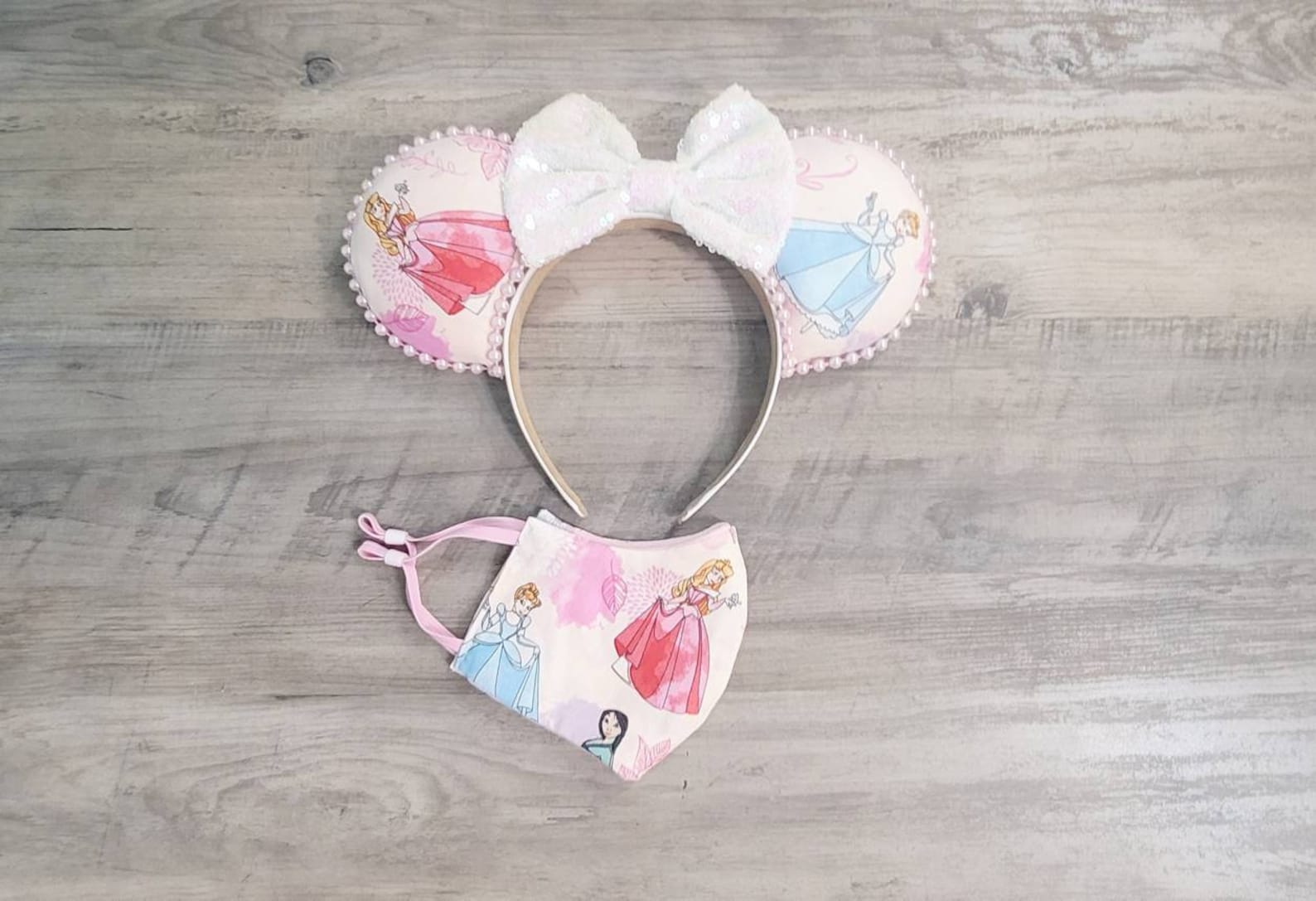 Ready to Ship**disney Princess Minnie Ears, Cinderella Inspired Ears ...