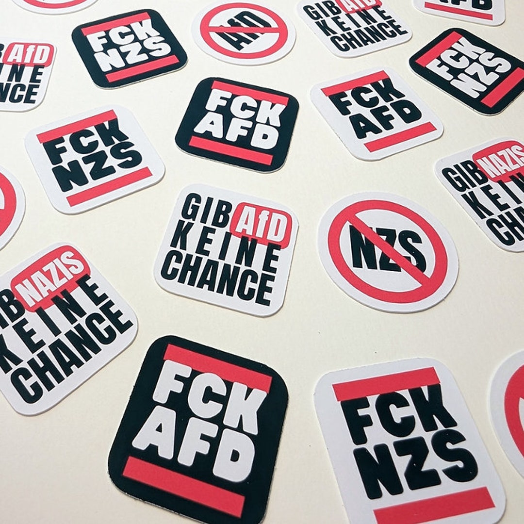 Stickers: Anti Nazi Confetti Mini Sticker Set 24 Stickers - Etsy