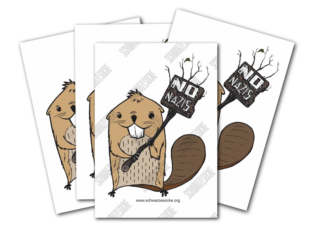 Sticker: No Nazis Biber 30 Pieces - Etsy