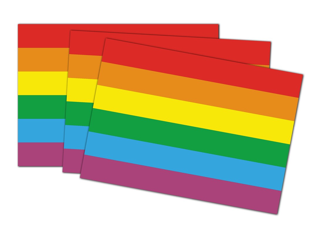 Stickers: Rainbow Flag (10 Pieces) - Etsy
