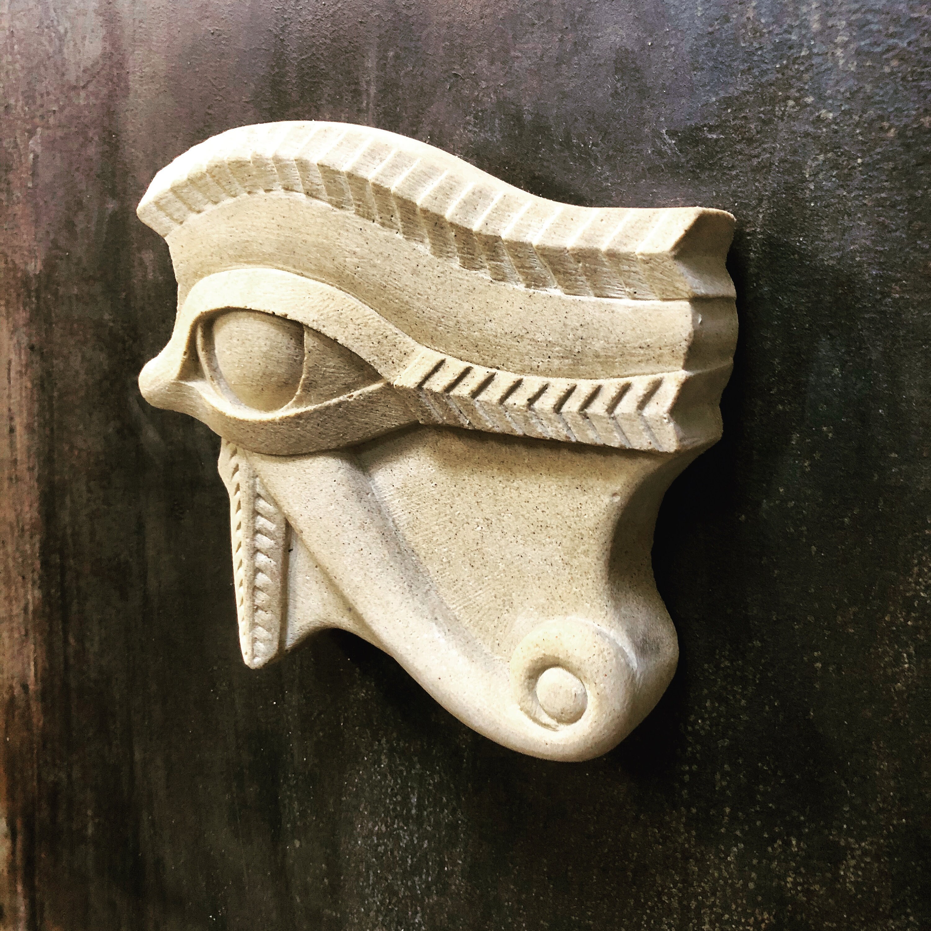 Eye of Horus Ancient Egyptian Sandstone Wall Sculpture - Etsy