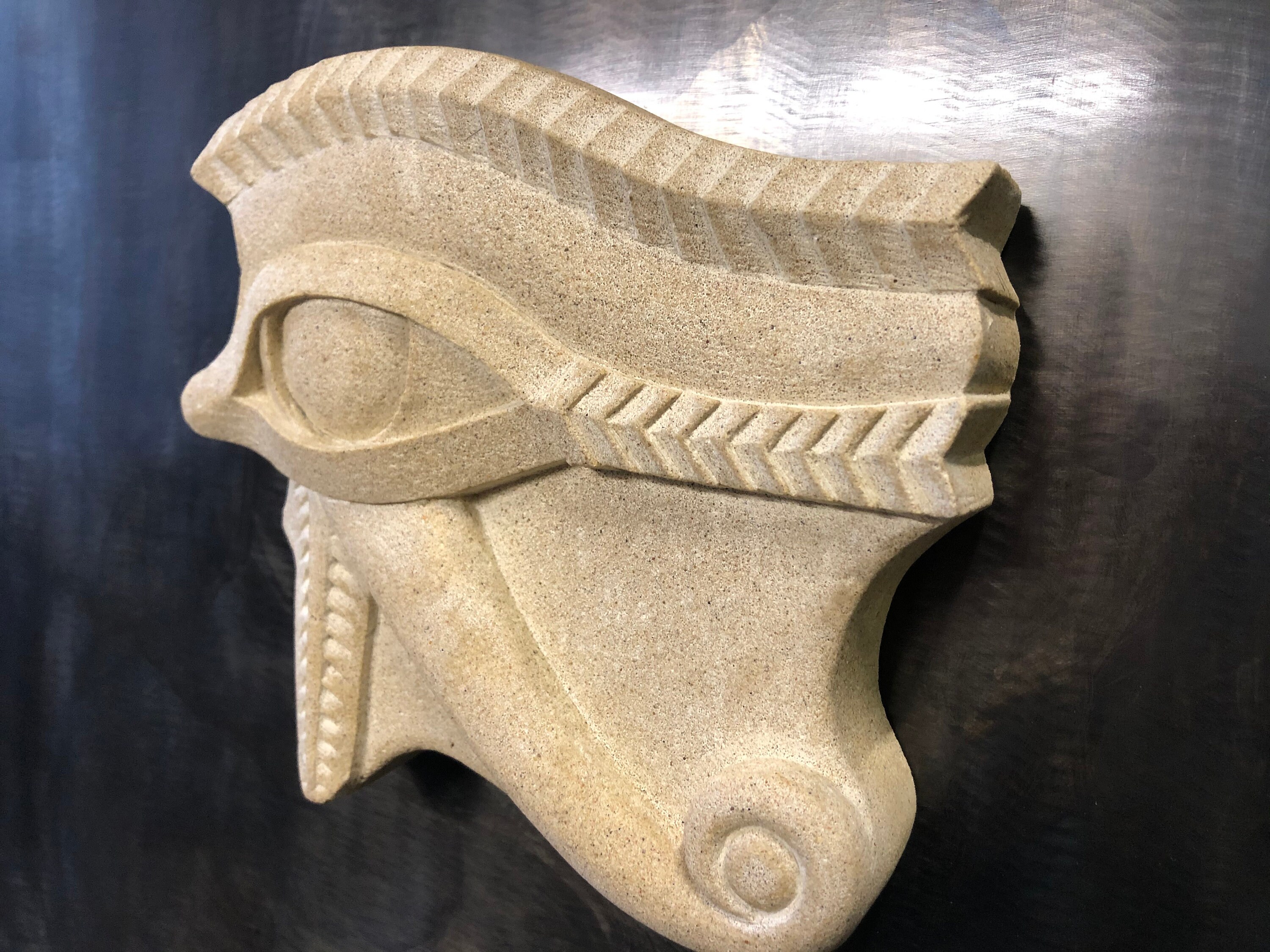 Eye of Horus Ancient Egyptian Sandstone Wall Sculpture - Etsy