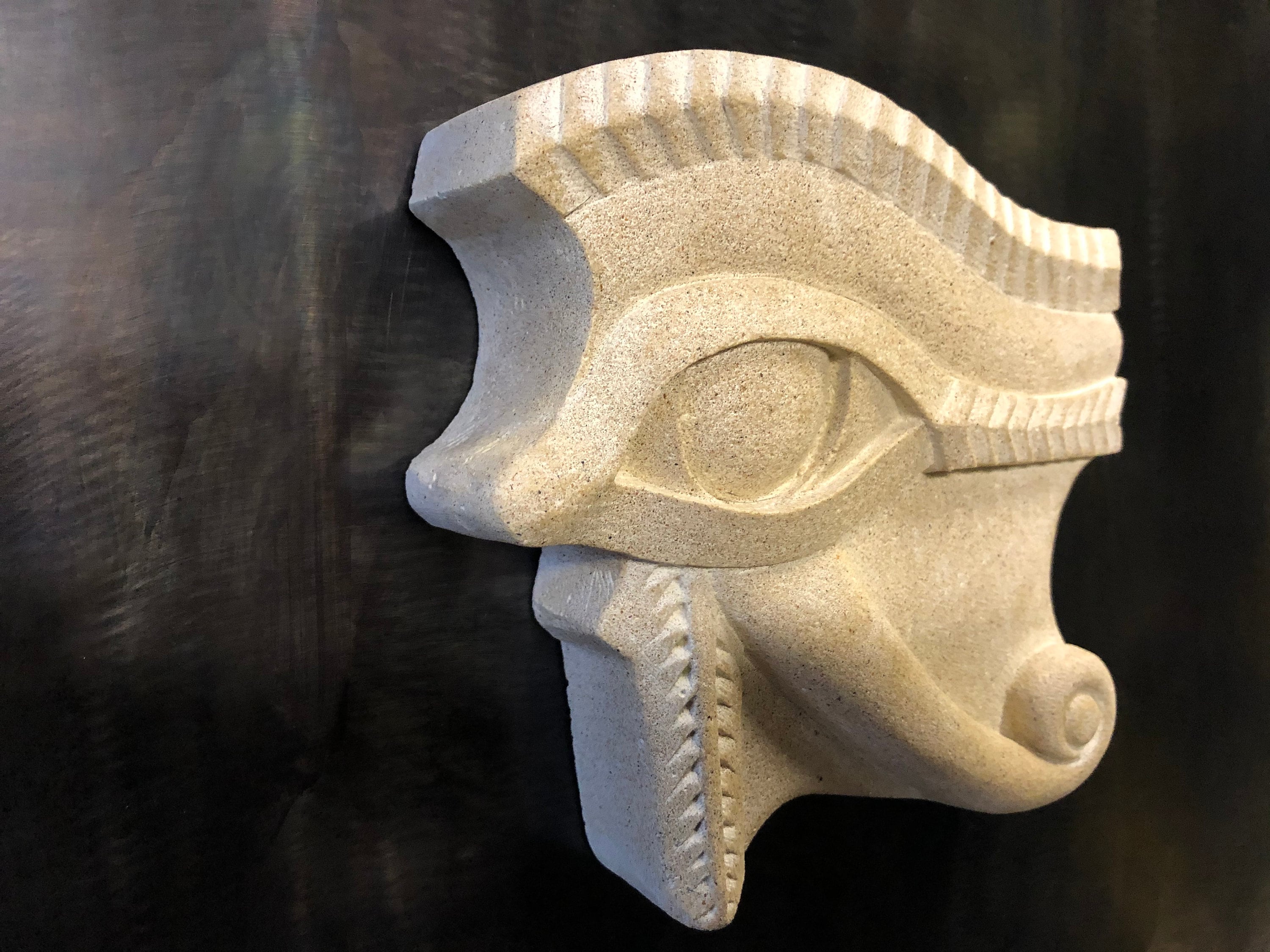 Eye of Horus Ancient Egyptian Sandstone Wall Sculpture - Etsy
