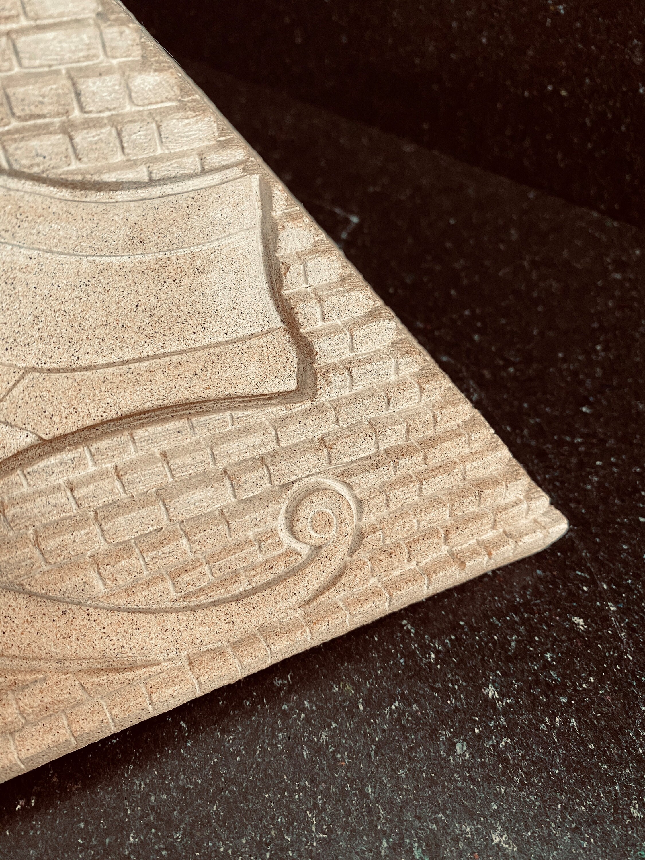 Ancient Egyptian Eye of Horus Pyramid Sandstone Sculpture - Fine ...