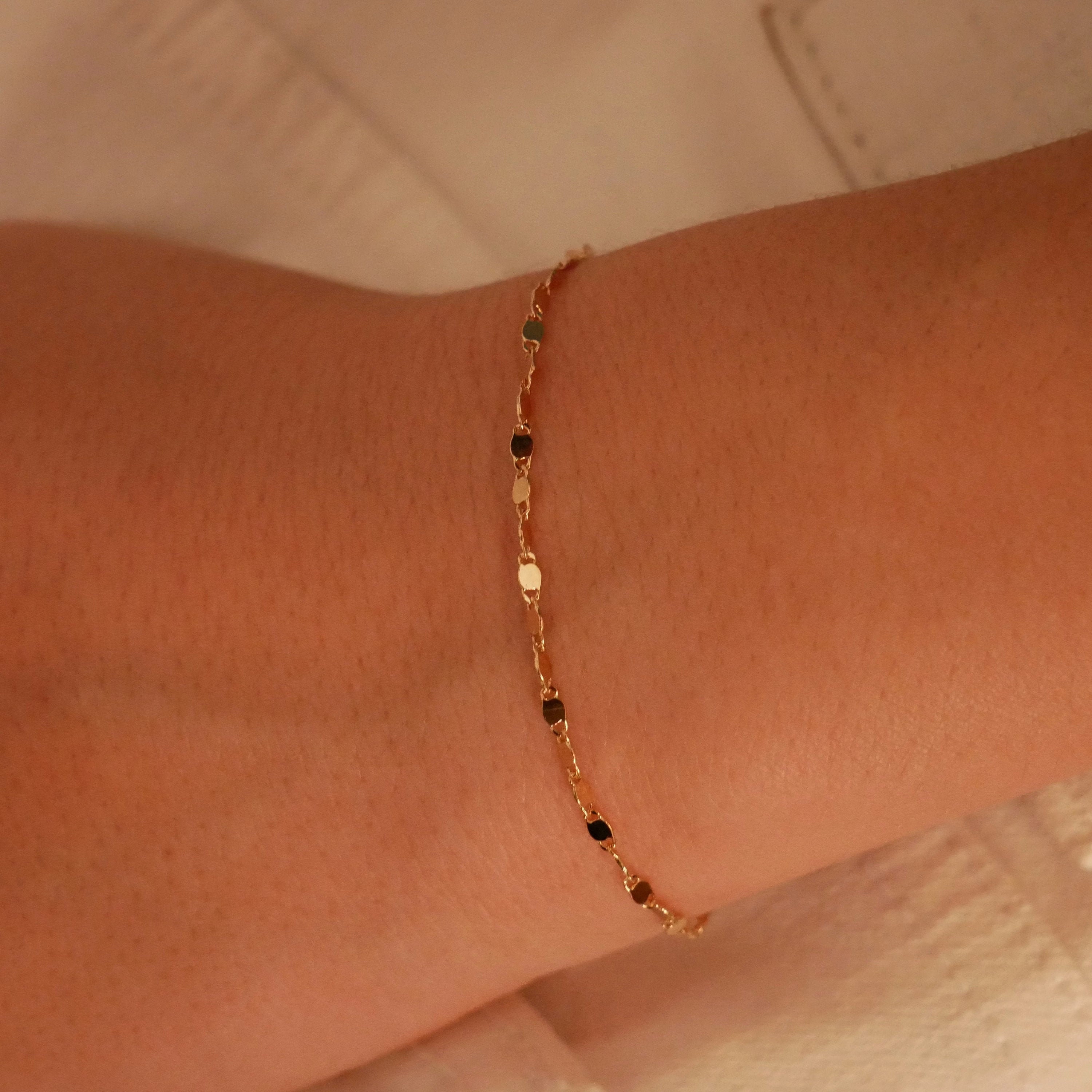 Trendy Women's Bracelet in Gold Plated - Etsy UK