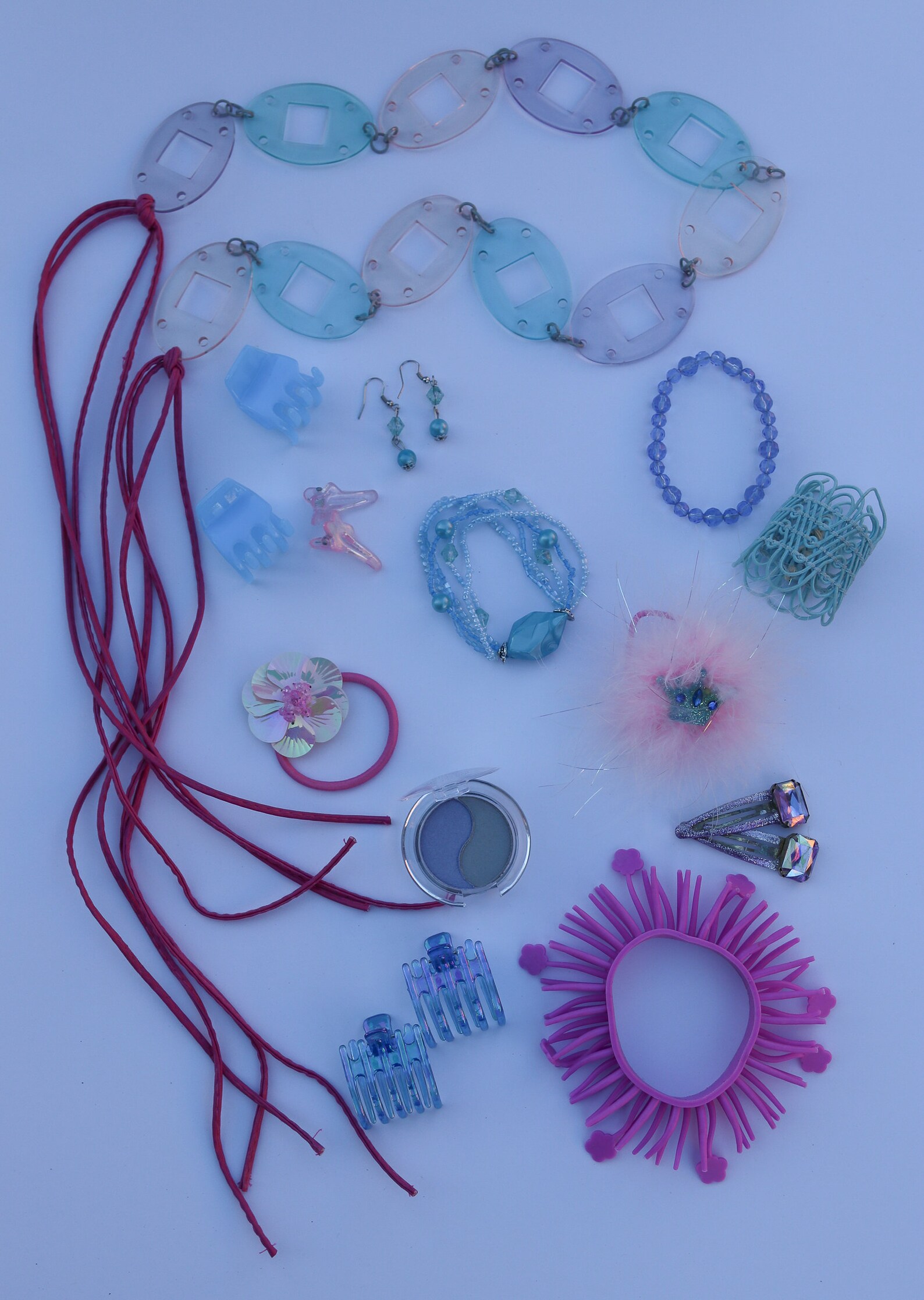 Pretty Pastel Accessory Collection Including Boho Belt Earrings ...