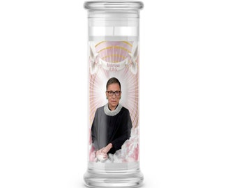 Ruth Bader Ginsburg Prayer Candle | Etsy