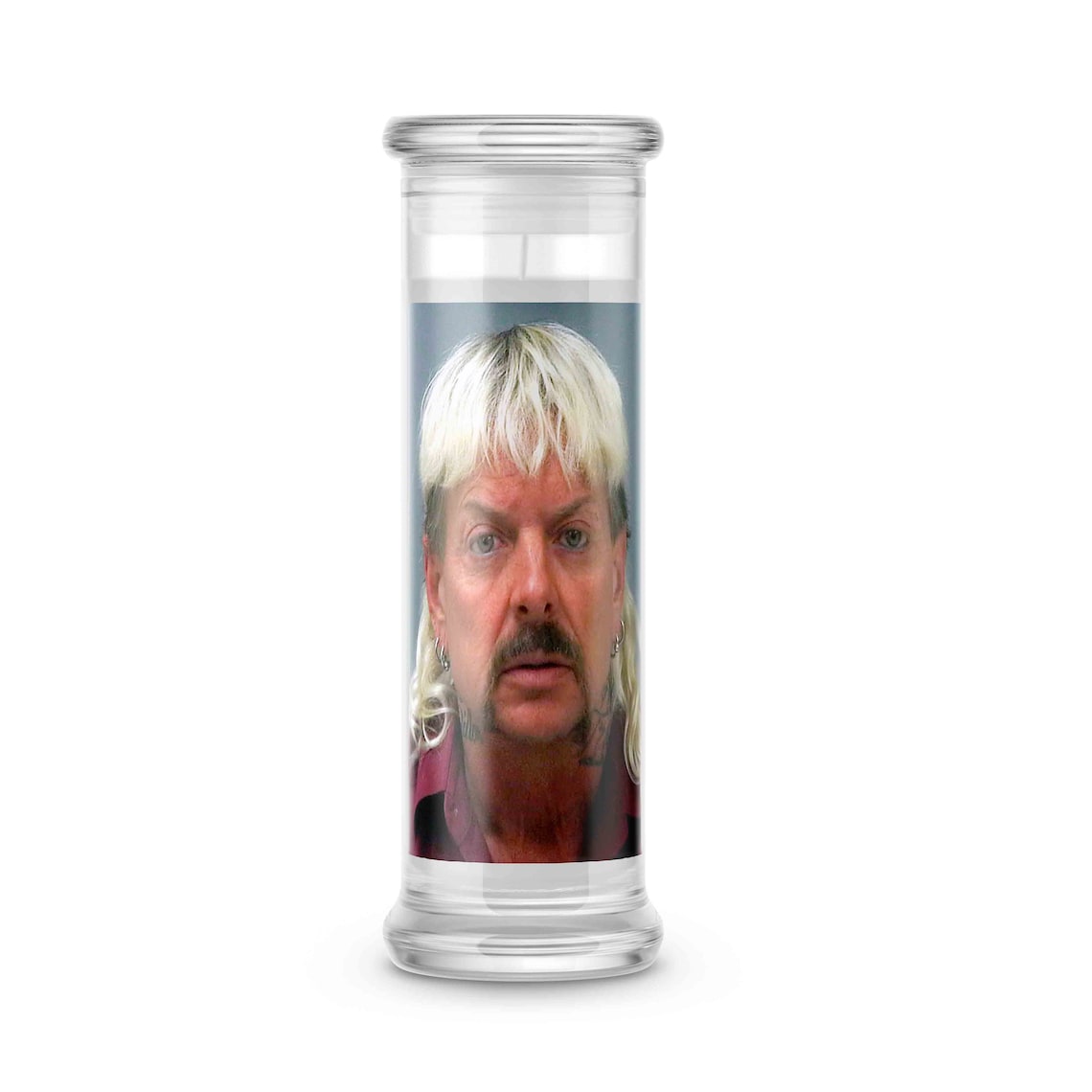 Joe Exotic Mugshot Candle Tiger King Candle Joe Exotic Candle | Etsy Joe Exotic Mugshot Candle Tiger King Candle Joe Exotic Candle | Etsy