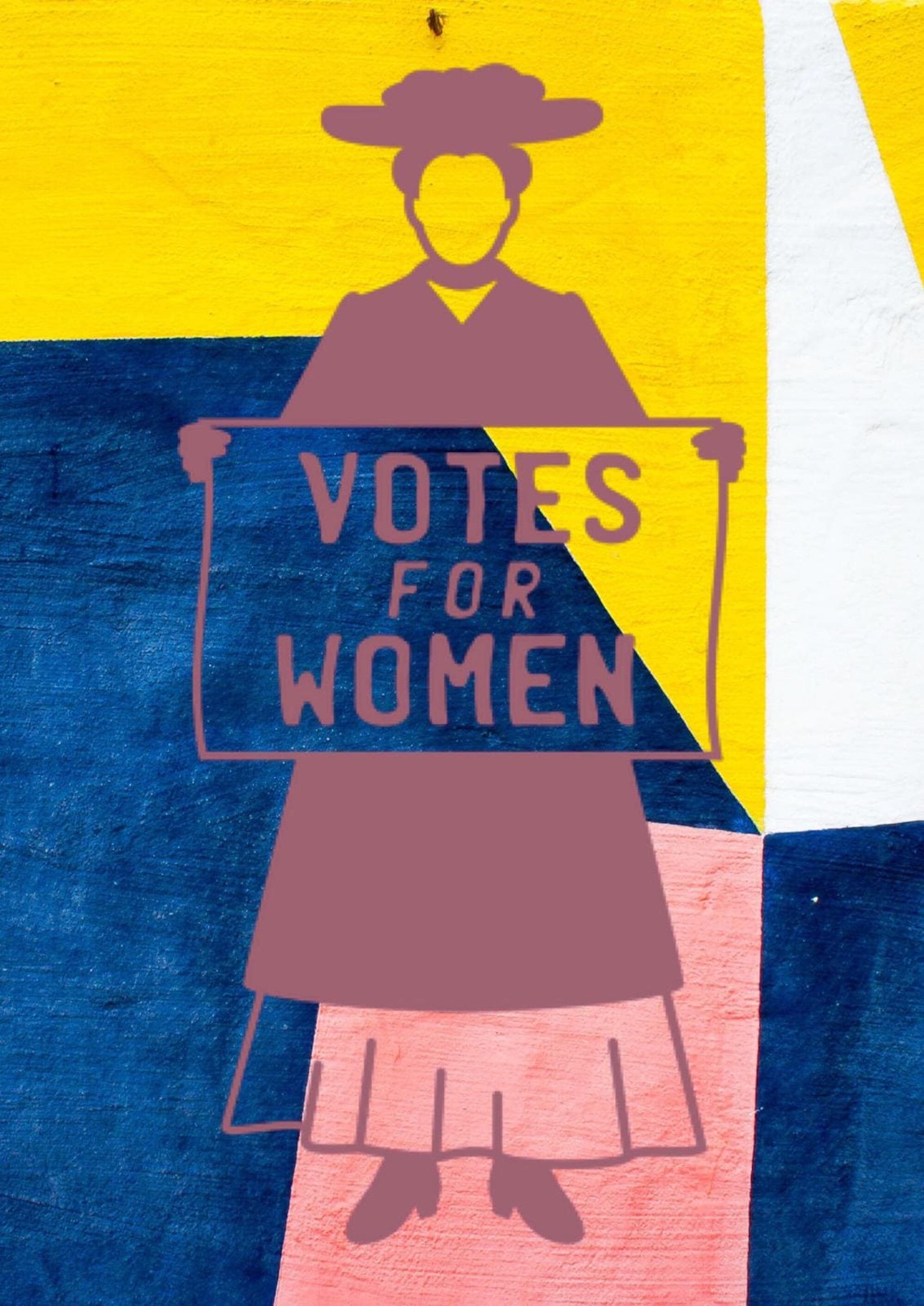 Votes for Women Feminism Artwork Female Empowerment Womens Rights ...