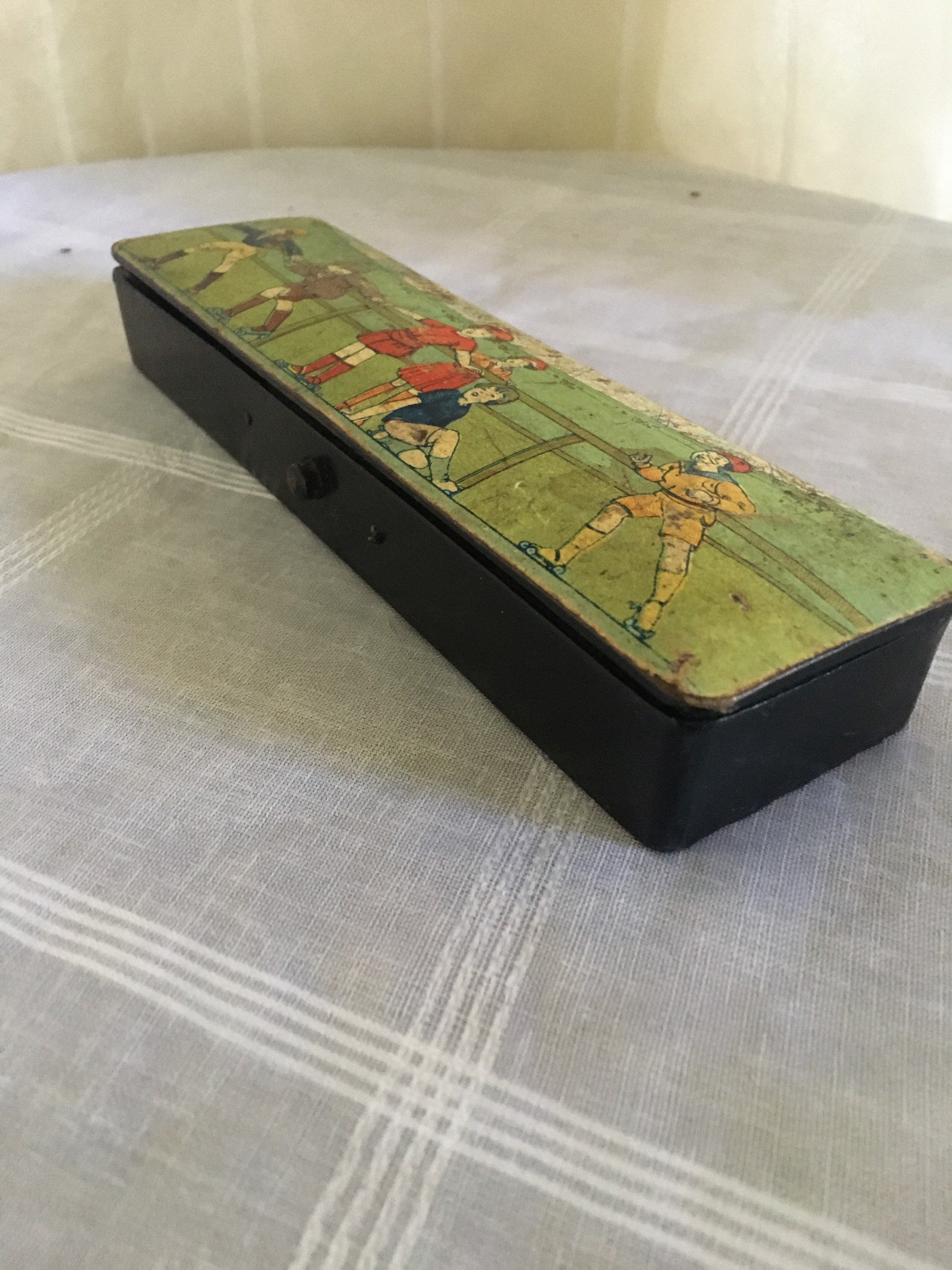 French vintage childrens pencil/ pen box 1950s lacquer | Etsy