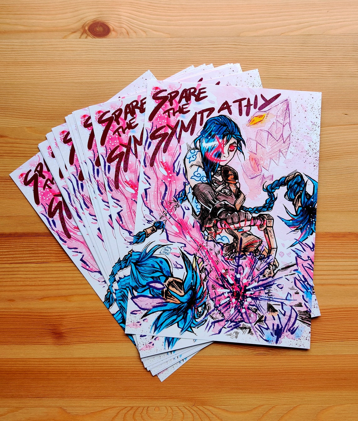 Jinx Watercolor Print - Etsy