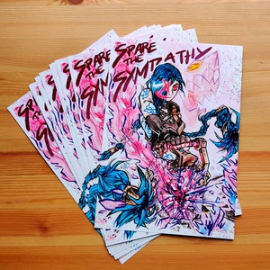 Jinx Watercolor Print - Etsy