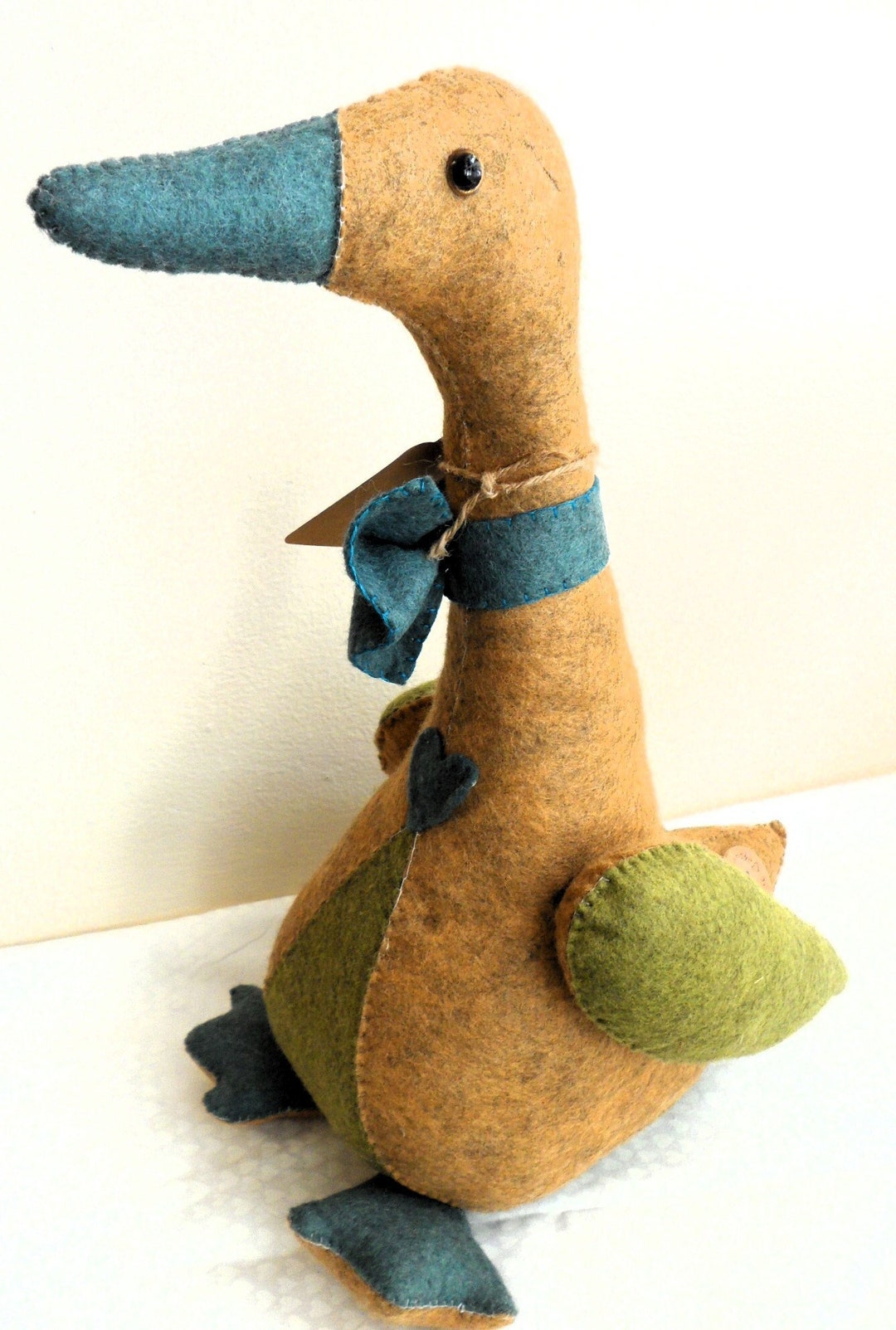 Handmade Heirloom Felt Duck - Etsy