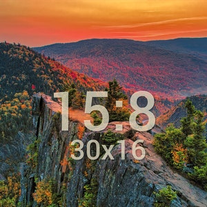 White Mountains NH Cliff Sunrise | New Hampshire Great North Woods ...