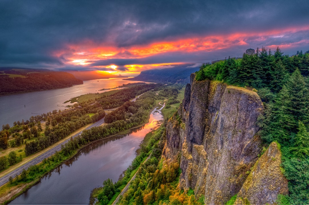 Columbia River Gorge Photo Print - Oregon Wall Art | Oregon Landscape ...