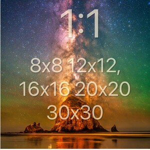 Cannon Beach Haystack Rock Night Sky Wall Art - Oregon Photo Print ...