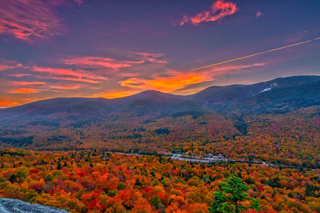 New Hampshire Fall Photo of Mt Washington | Fall Colors | White ...