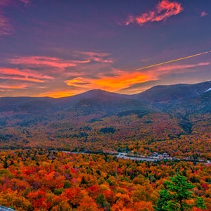 New Hampshire Fall Photo of Mt Washington | Fall Colors | White ...