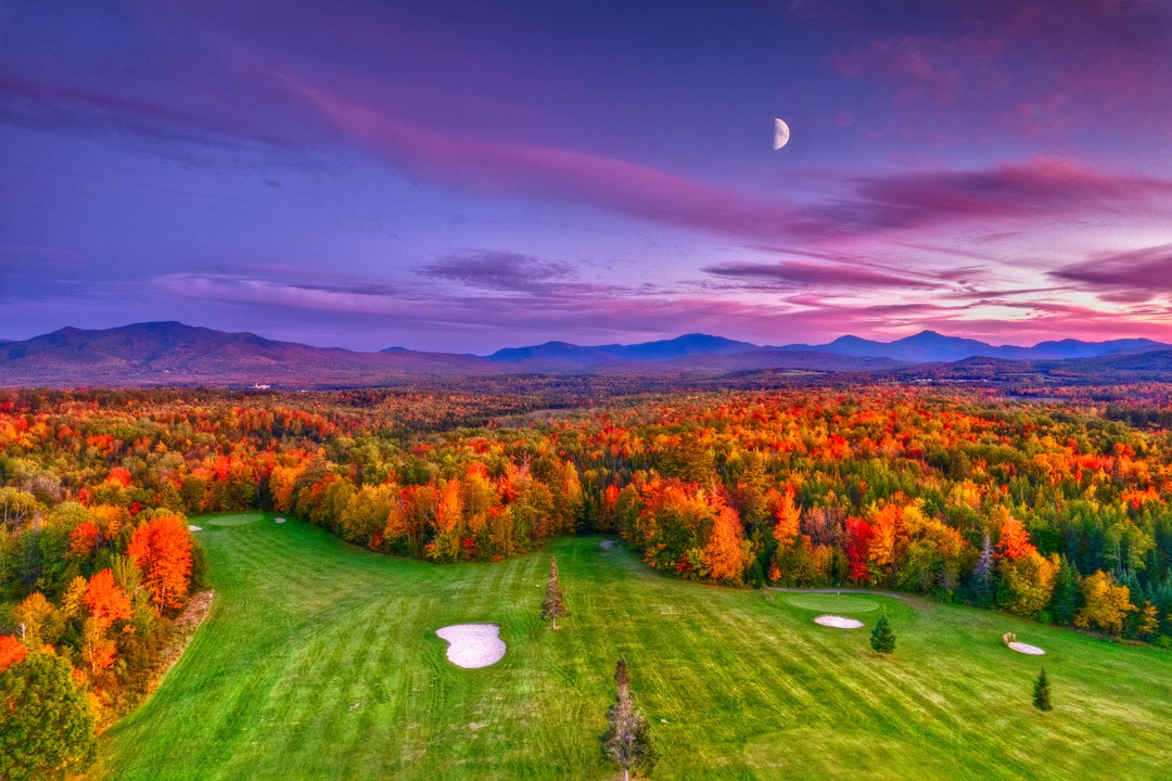 Grand View Hotel Golf Course Fall Foliage Wall Art Photo Print - New ...