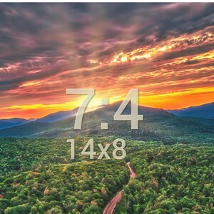 Sunrise Over the White Mountains National Forest New Hampshire - Canvas ...