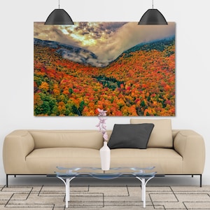 Vermont Landscape Photo - Vermont Wall Art Fall Foliage | VT Fall Wall ...