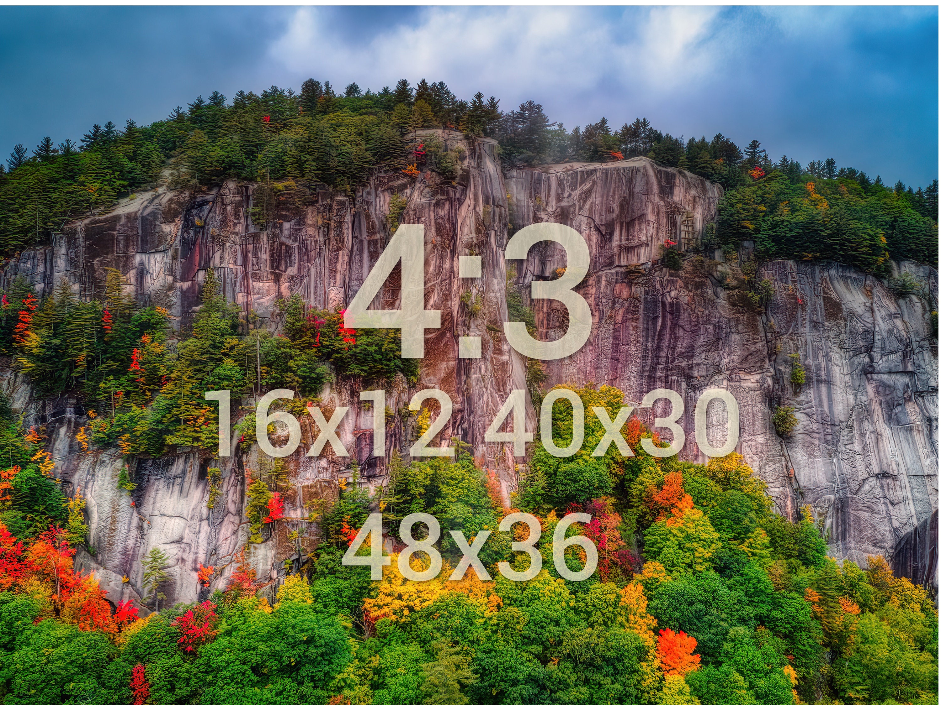 Cathedral Ledge - Fall Foliage in the White Mountains | New England ...