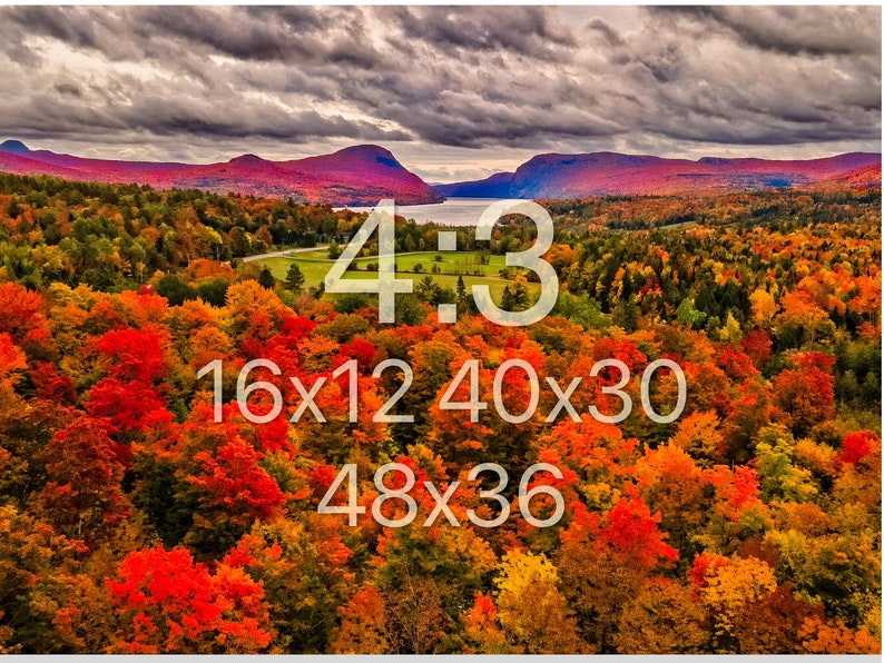 Vermont Photo Print Fall Foliage Colors Wall Art | VT Fall Wall Decor ...