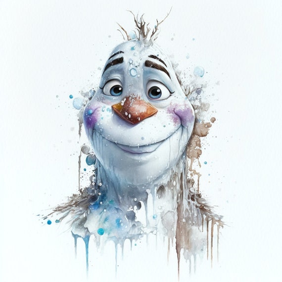 Olaf The Snowman Frozen Drawing