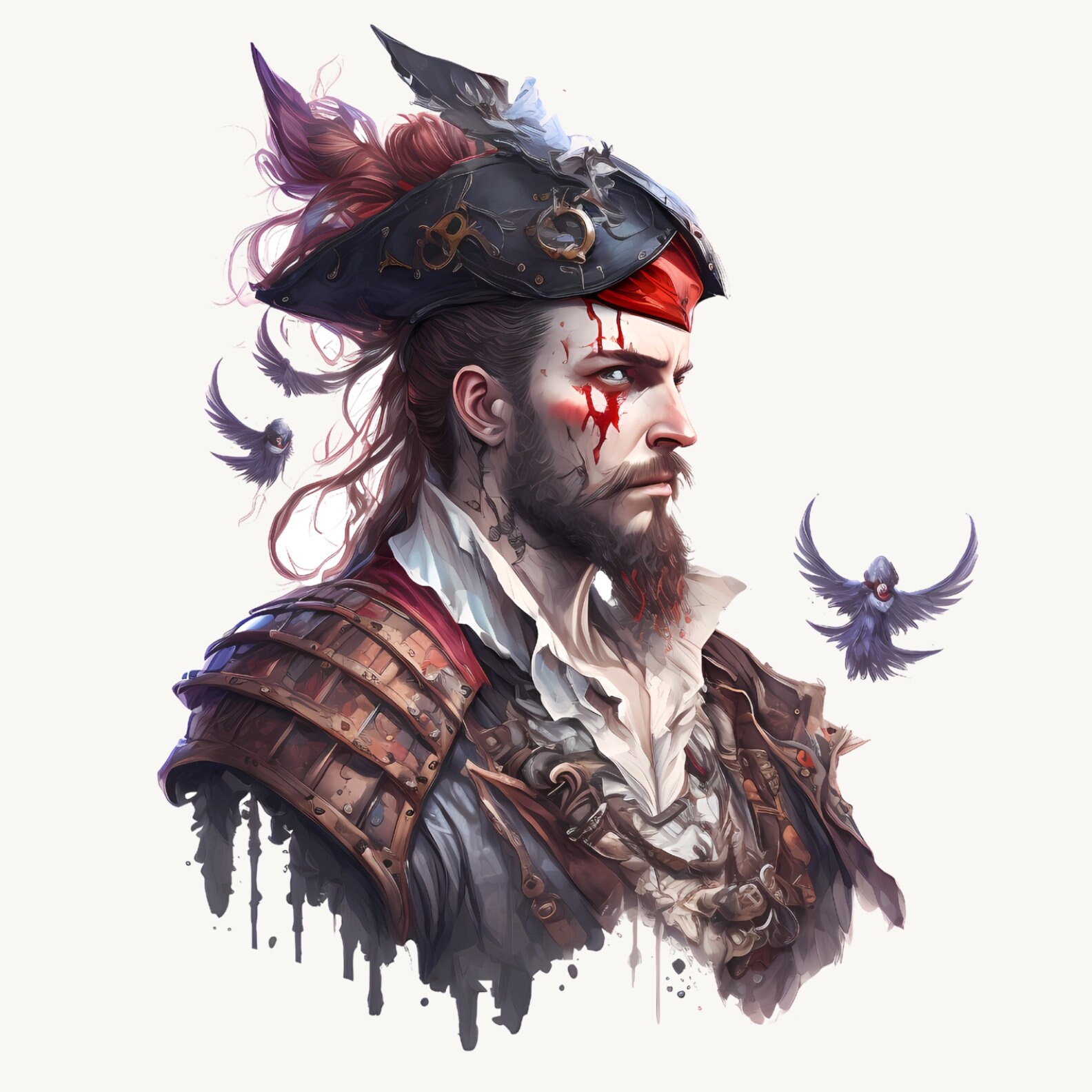 Pirate Captain Concept Art