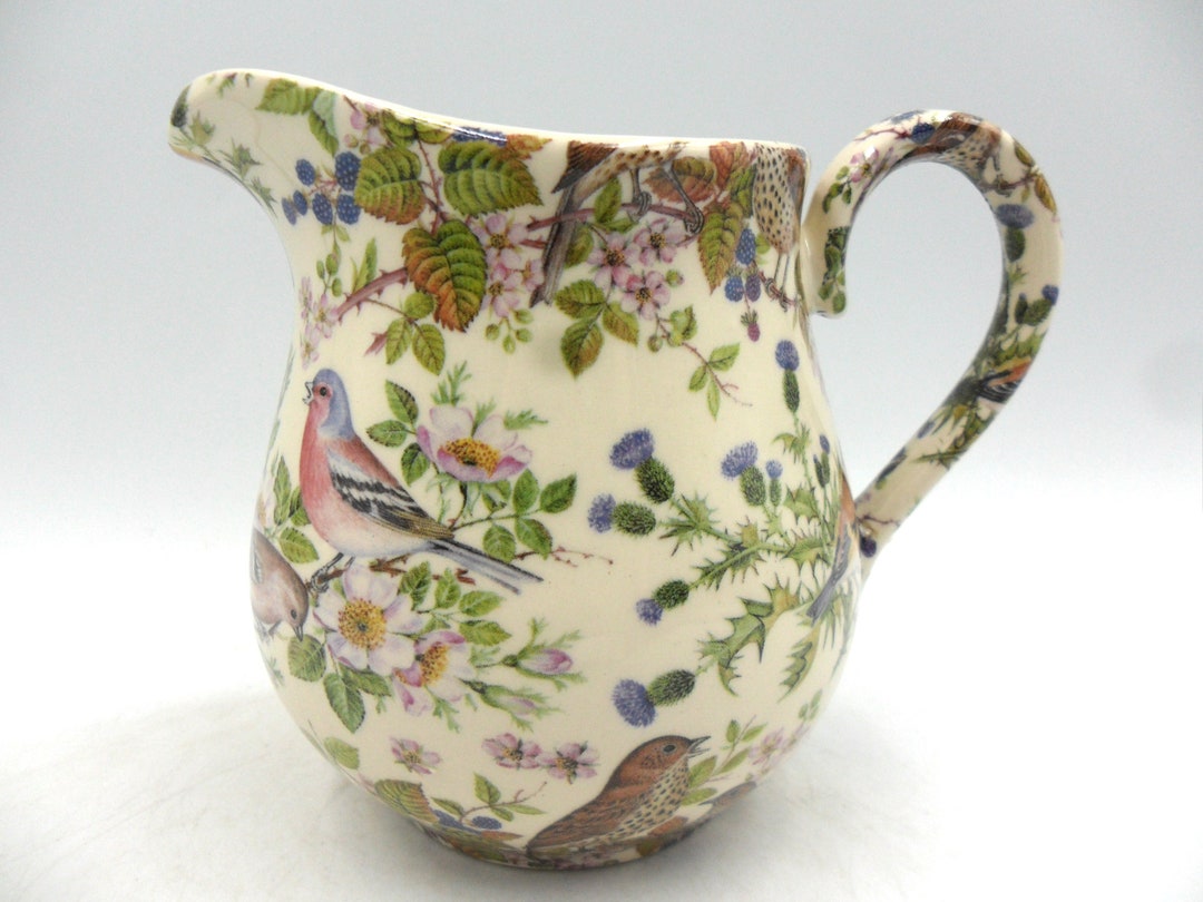 British Birds on Clear Background Bellied Cream Jug - Etsy