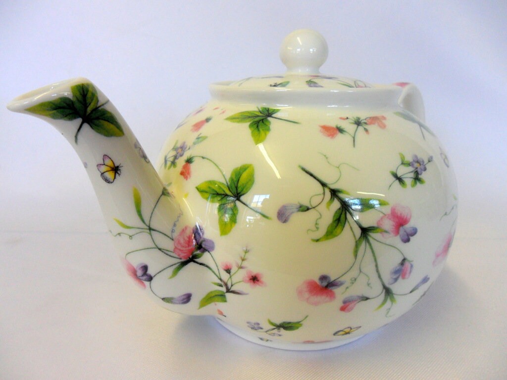Spring Blossom Design 2 Cup Teapot Made for the Abbeydale - Etsy UK