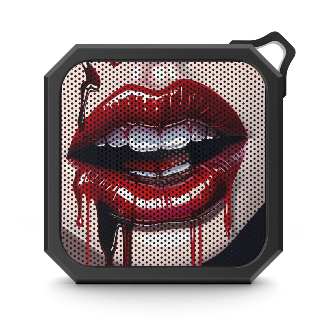 Dripping Red Lips Bluetooth Speaker | Outdoor Portable Speaker - Etsy